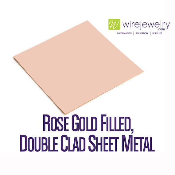 Rose Gold Metal Sheet
