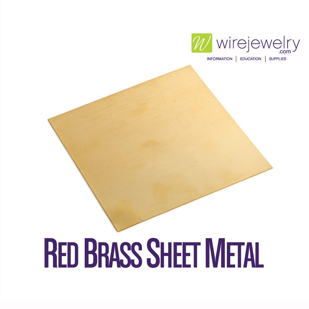 Red Brass Sheet Metal, Dead Soft, 6 Inch Width, Various Gauges and ...