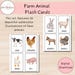Farm Animal Flash Cards | Printable Toddler Learning | Kids Digital ...