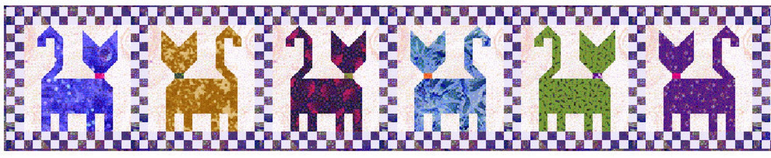 Patch Cat Quilt Block Pattern - Etsy
