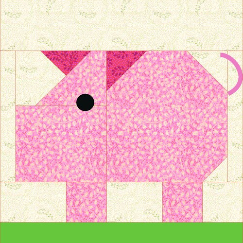 Patch Lamb Quilt Block Pattern make a 6 or 12 - Etsy