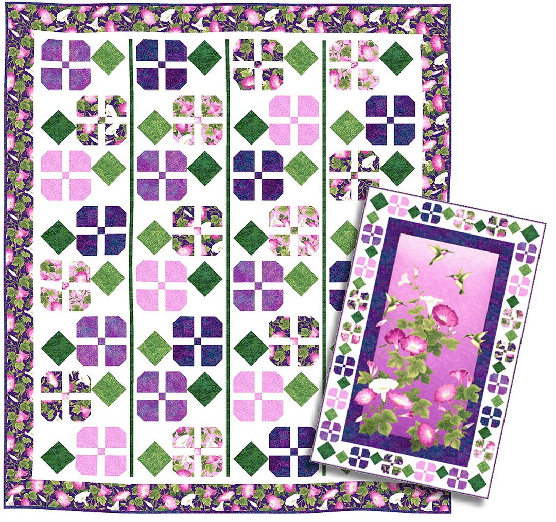 Morning Vine - Morning Glory Quilt Vine Pattern - Etsy