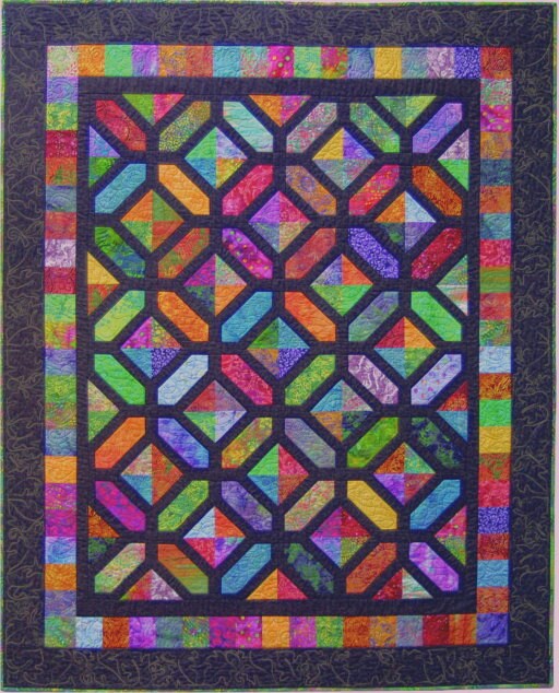 Carrefour Quilt Pattern (paper Pieced) - Etsy