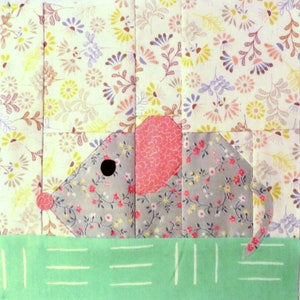 Q510 Patch Mouse Block With This Pattern Includes Expanded Mix-n-match ...