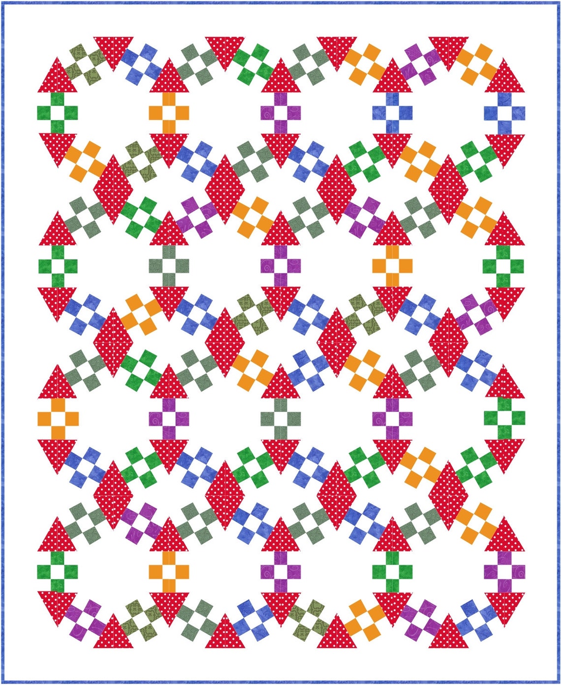 Jack's Chain Improved Quilt Pattern - a Traditional Design Made Easier ...