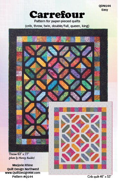 Carrefour Quilt Pattern (paper Pieced) - Etsy