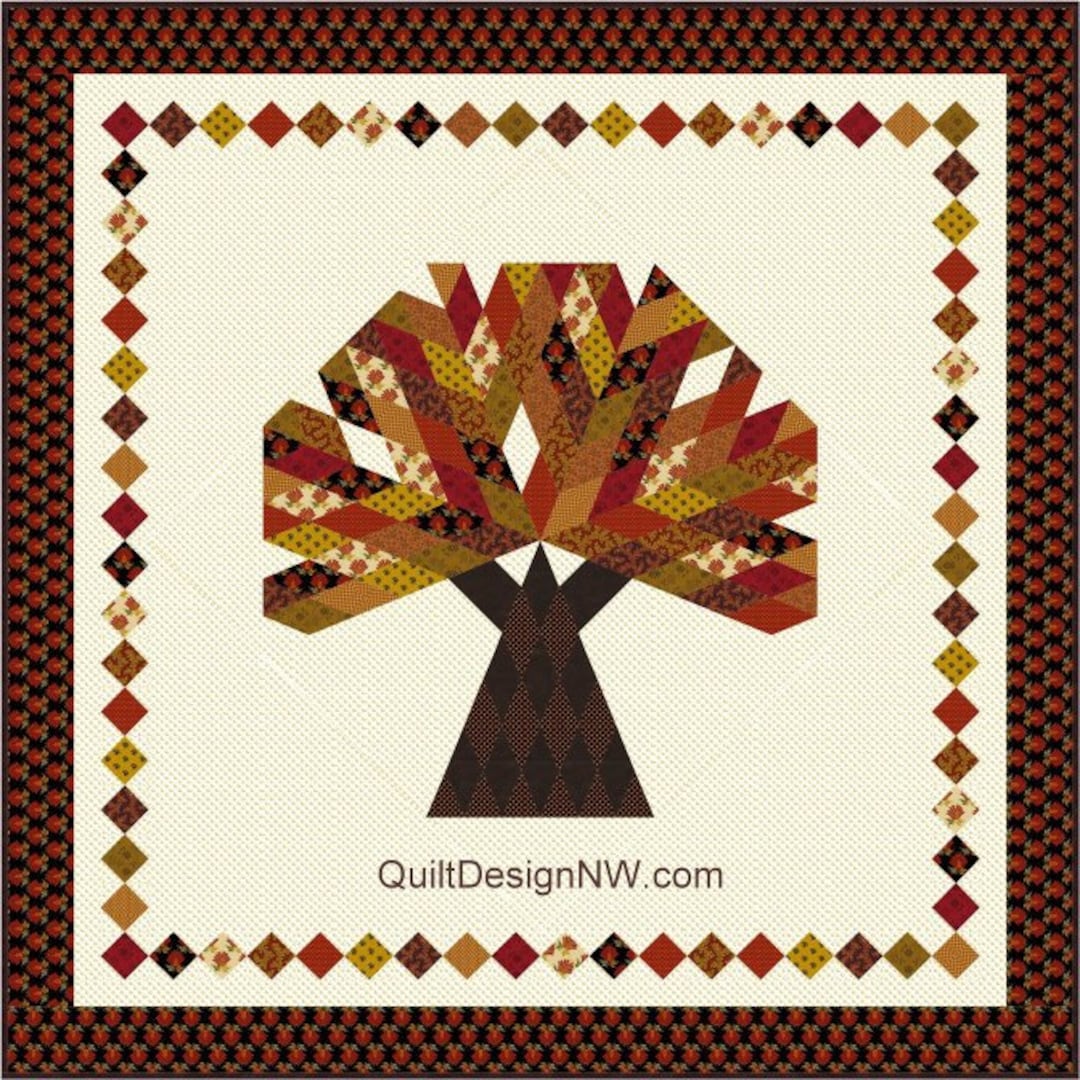 Big Tree Quilt Pattern - Etsy