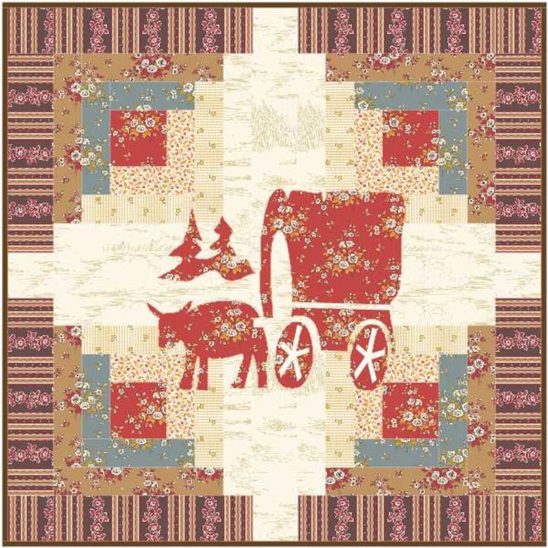 Q188 Cabin on the Prairie Quilt Pattern - Etsy