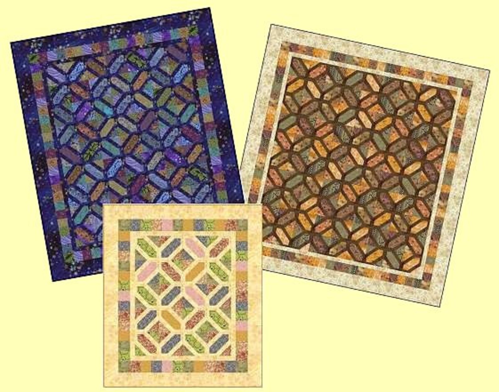 Carrefour Quilt Pattern (paper Pieced) - Etsy