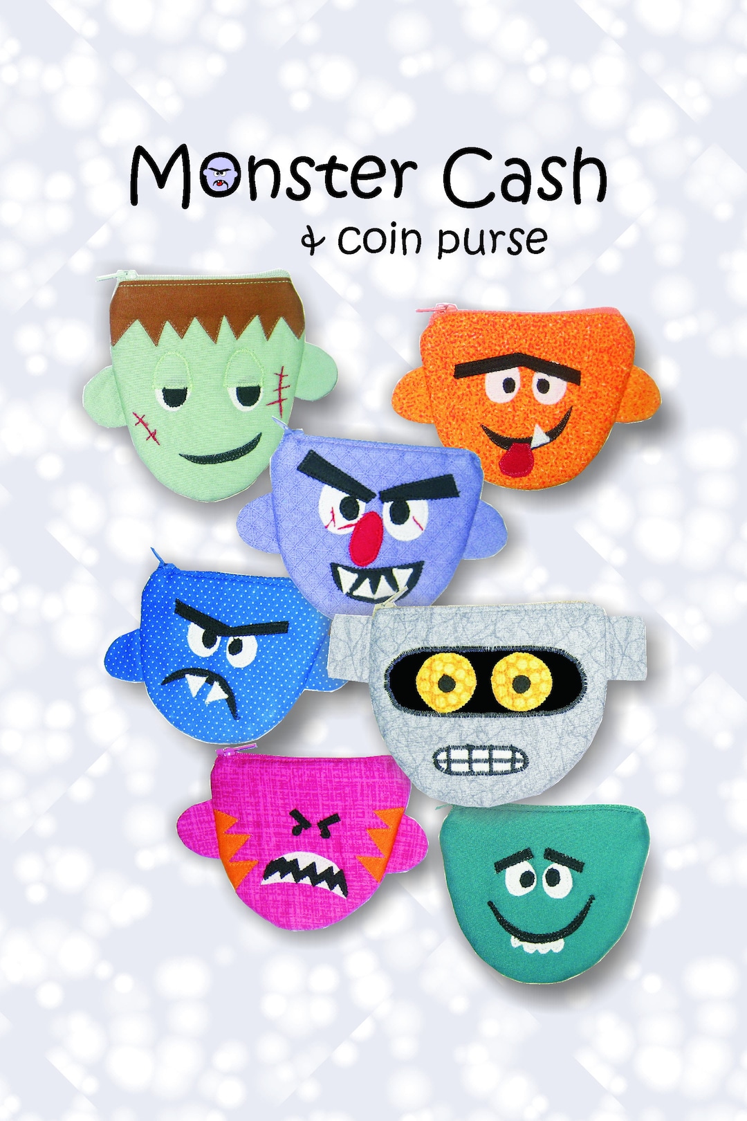 Monster Cash & Coin Purse Pattern - Etsy