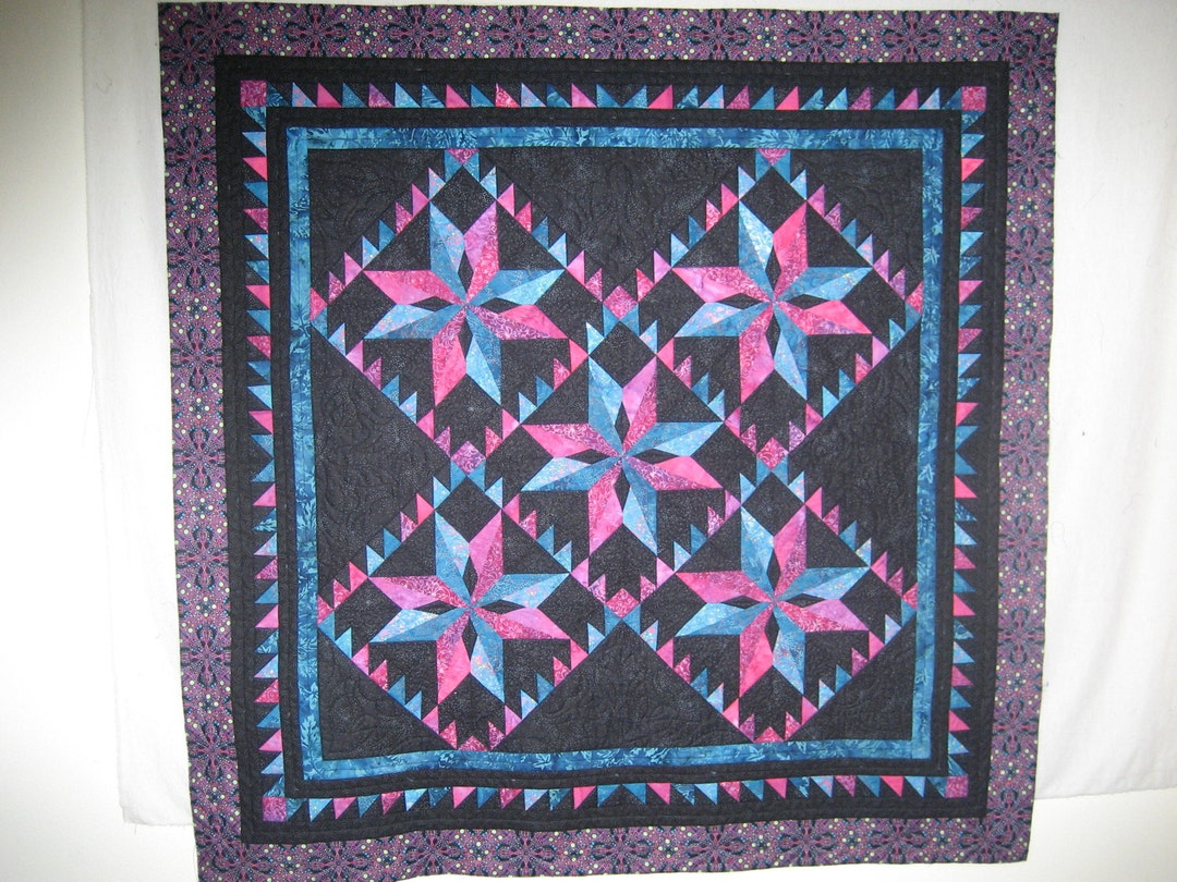Estrella Paper Pieced Quilt Pattern in 2 Sizes - Etsy