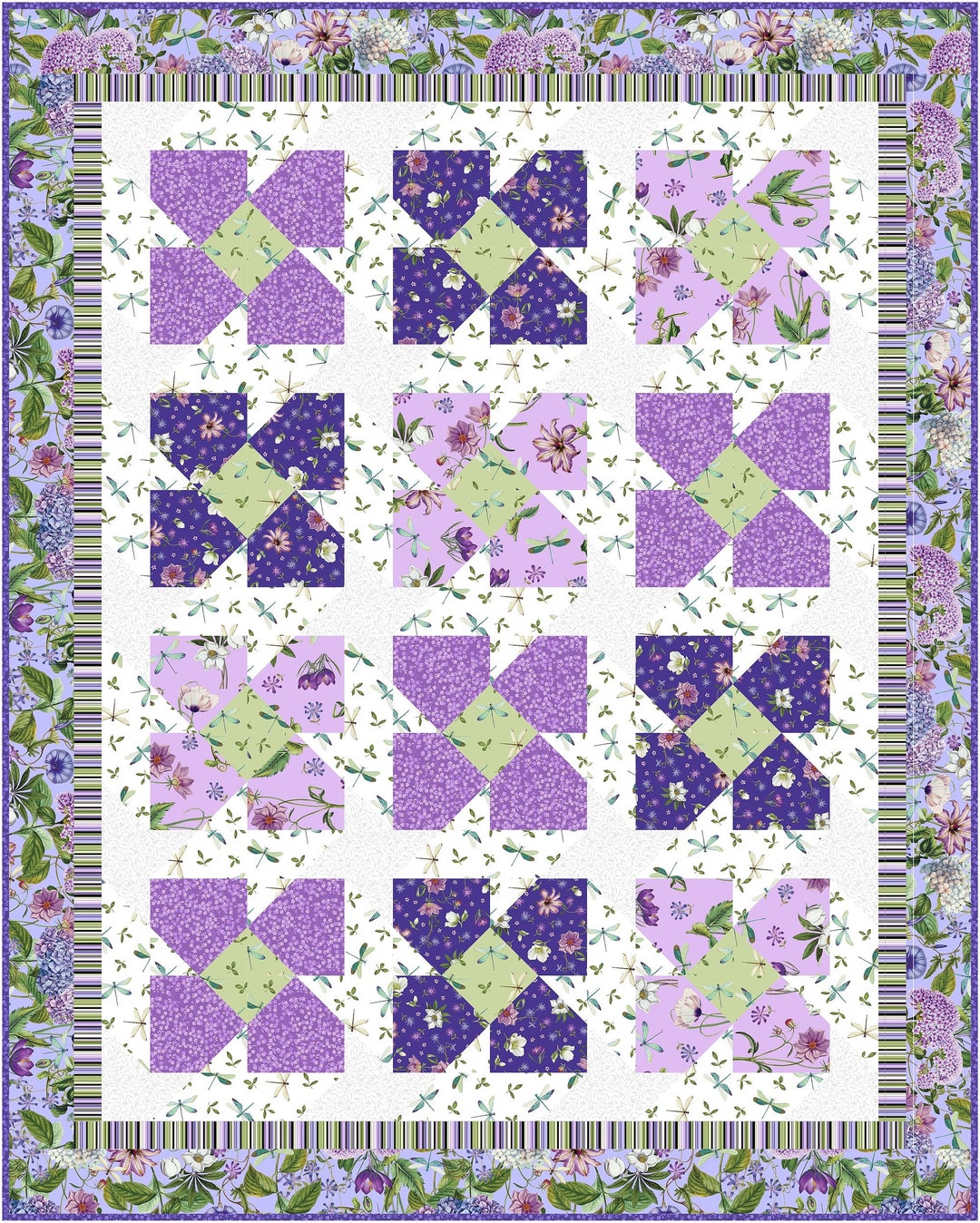 Best Blooms Quilt Pattern - Etsy