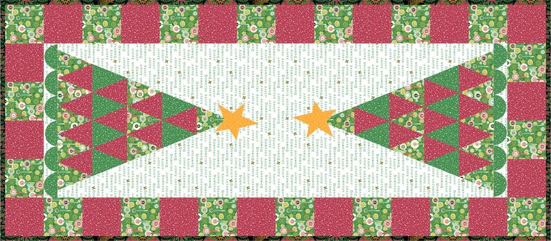 Abbey Christmas Quilt Pattern - Etsy
