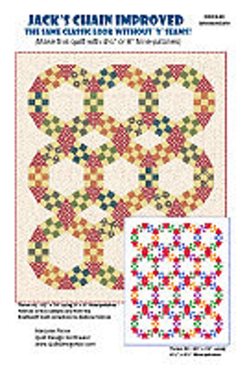 Jack's Chain Improved Quilt Pattern - a Traditional Design Made Easier ...