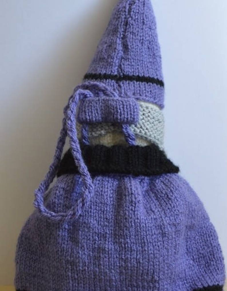 Wizard Baggles Bag Knitting Pattern, Wizard Backpack Knitting Pattern ...