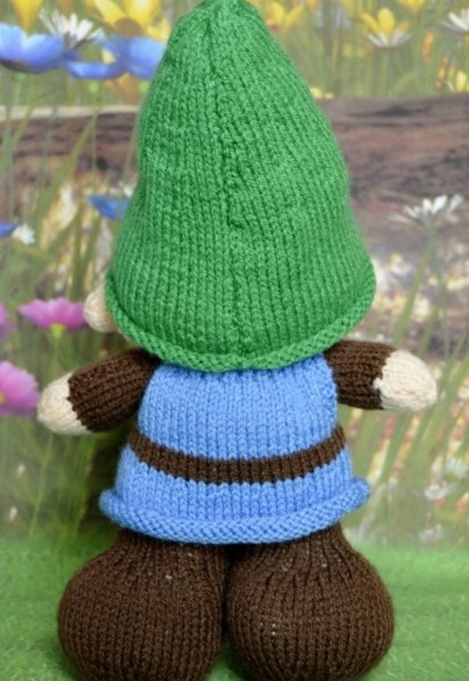 Garden Gnome Knitting Pattern Gnorman the Gnome Knitting - Etsy UK