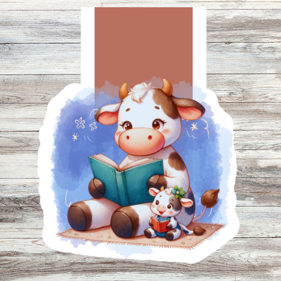 Cow Magnetic Bookmark Kids Reading Book Gift British Bookish Gift ...