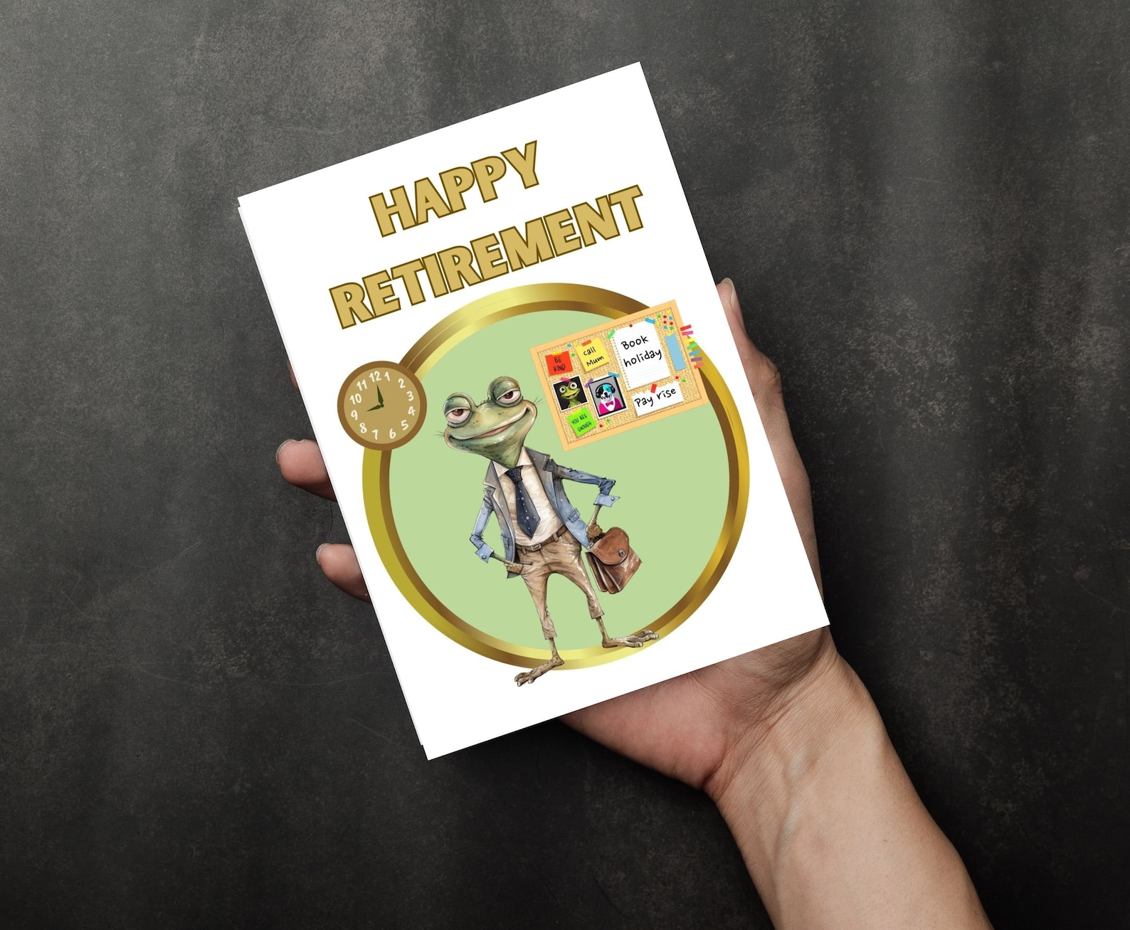 Frog Retirement Card, Leaving Card, You're Retiring Card, Happy ...