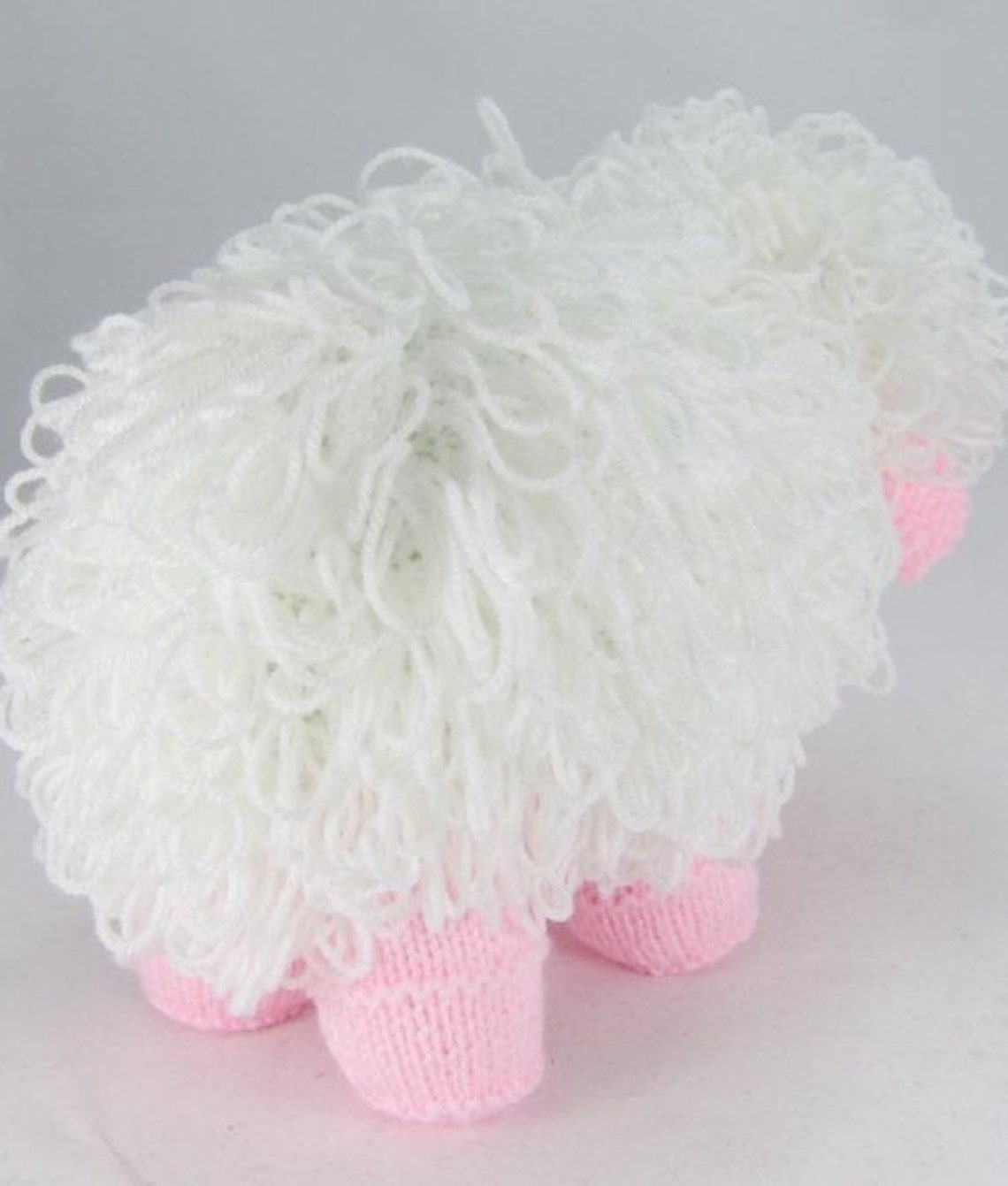 Curly the Sheep Knitting Pattern Sheep Knit Pattern Lamb - Etsy
