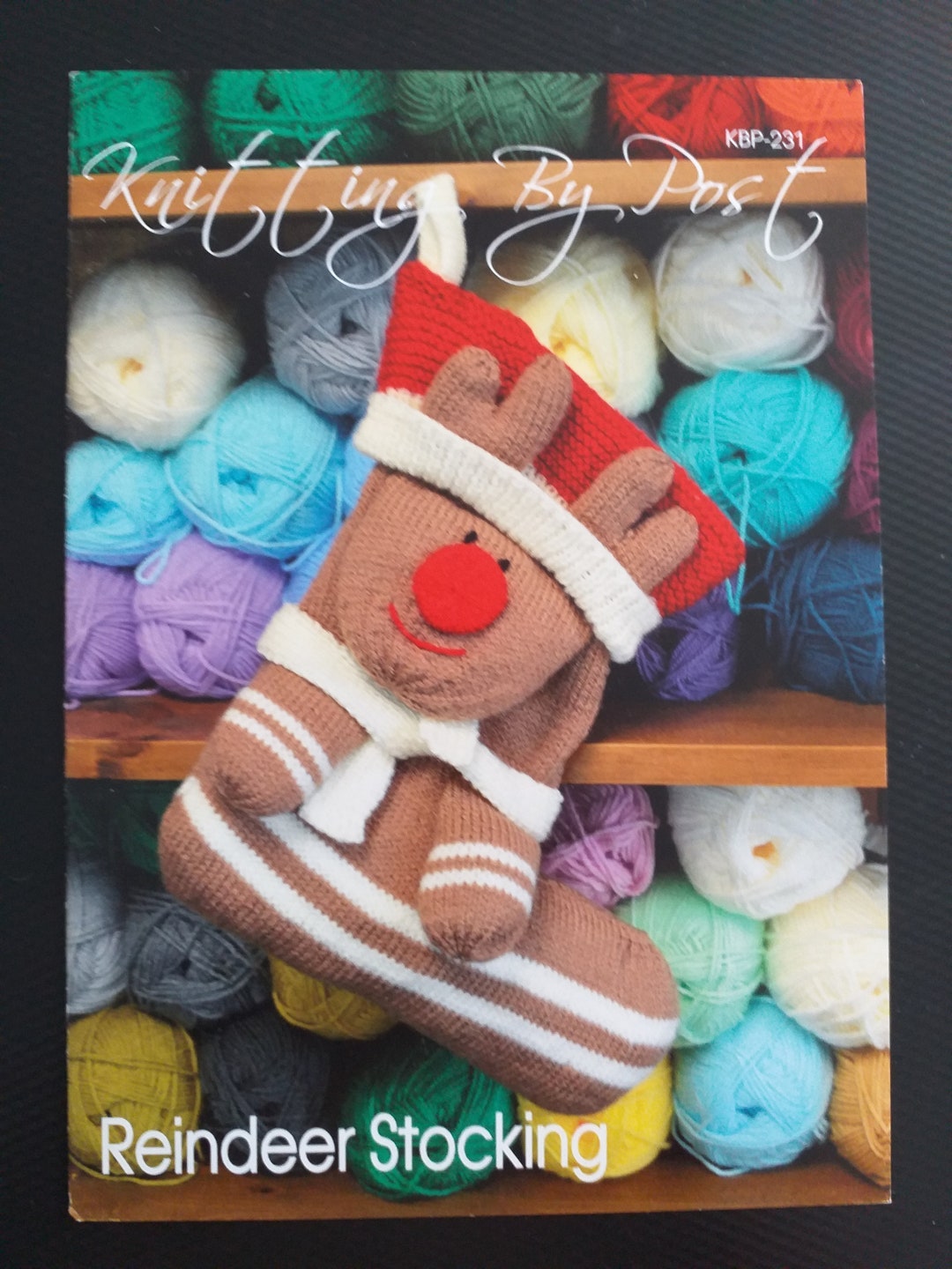 Reindeer Stocking Knitting Pattern, Reindeer Knit, Christmas Stocking ...