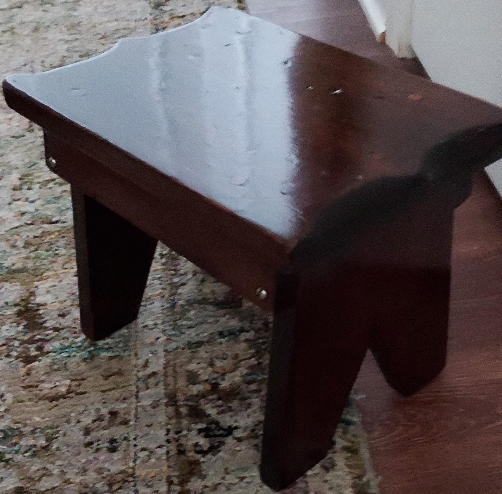 1960's Vintage Child's Wooden Step Stool - Etsy