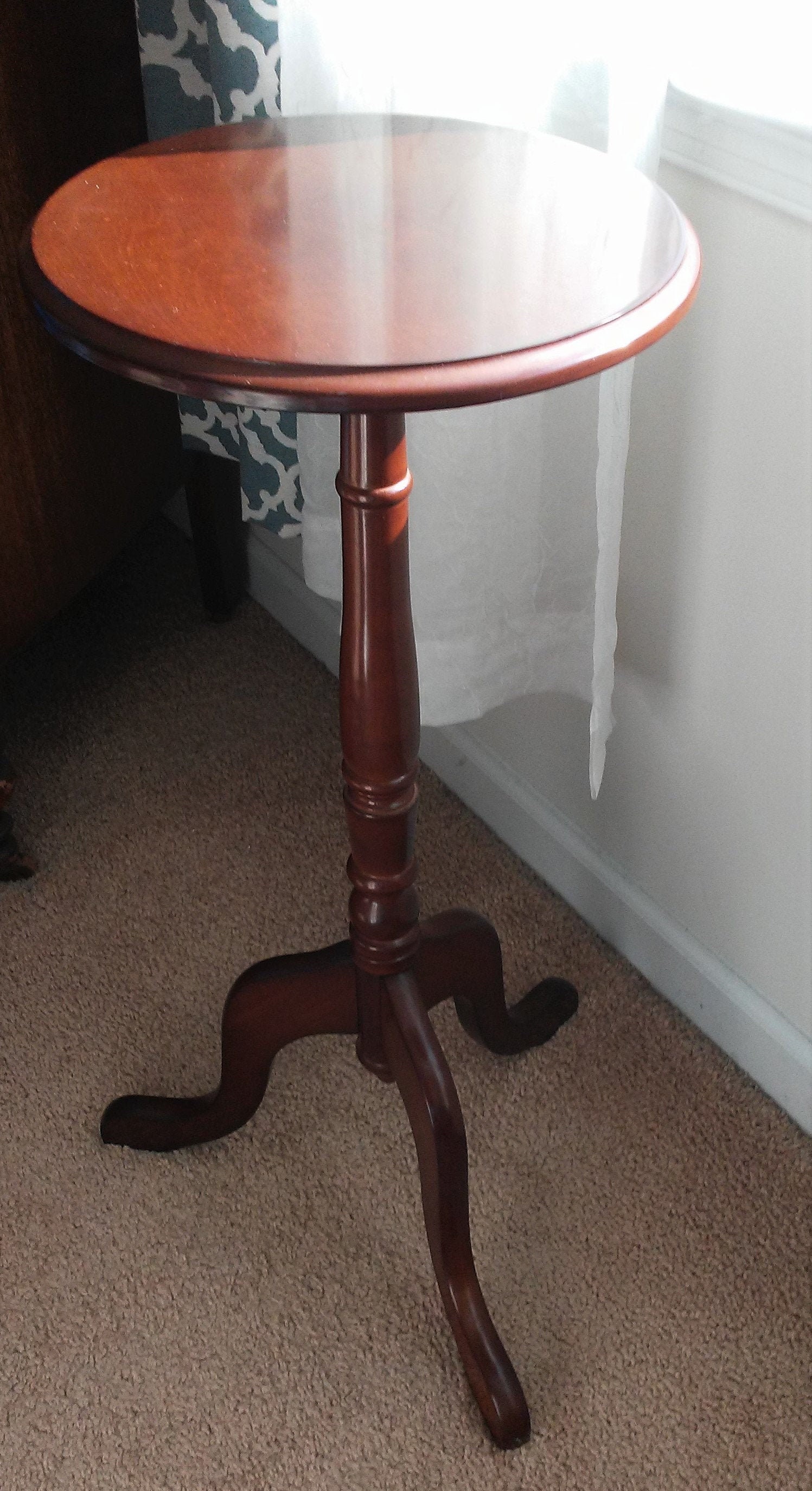 The Bombay Company Plant Stand with 3 Curved Legs | Etsy