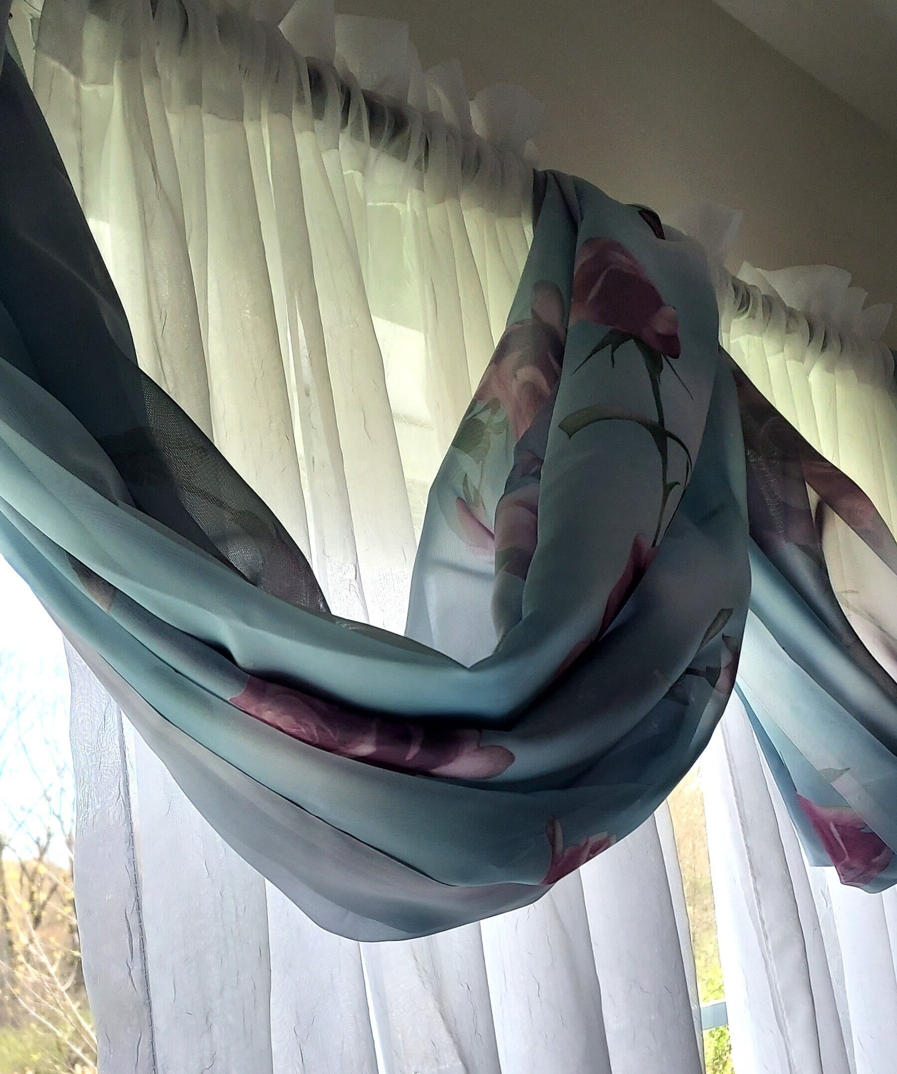 Window Scarf Etsy