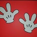 Mickey Hand Die Cuts (6) - Etsy