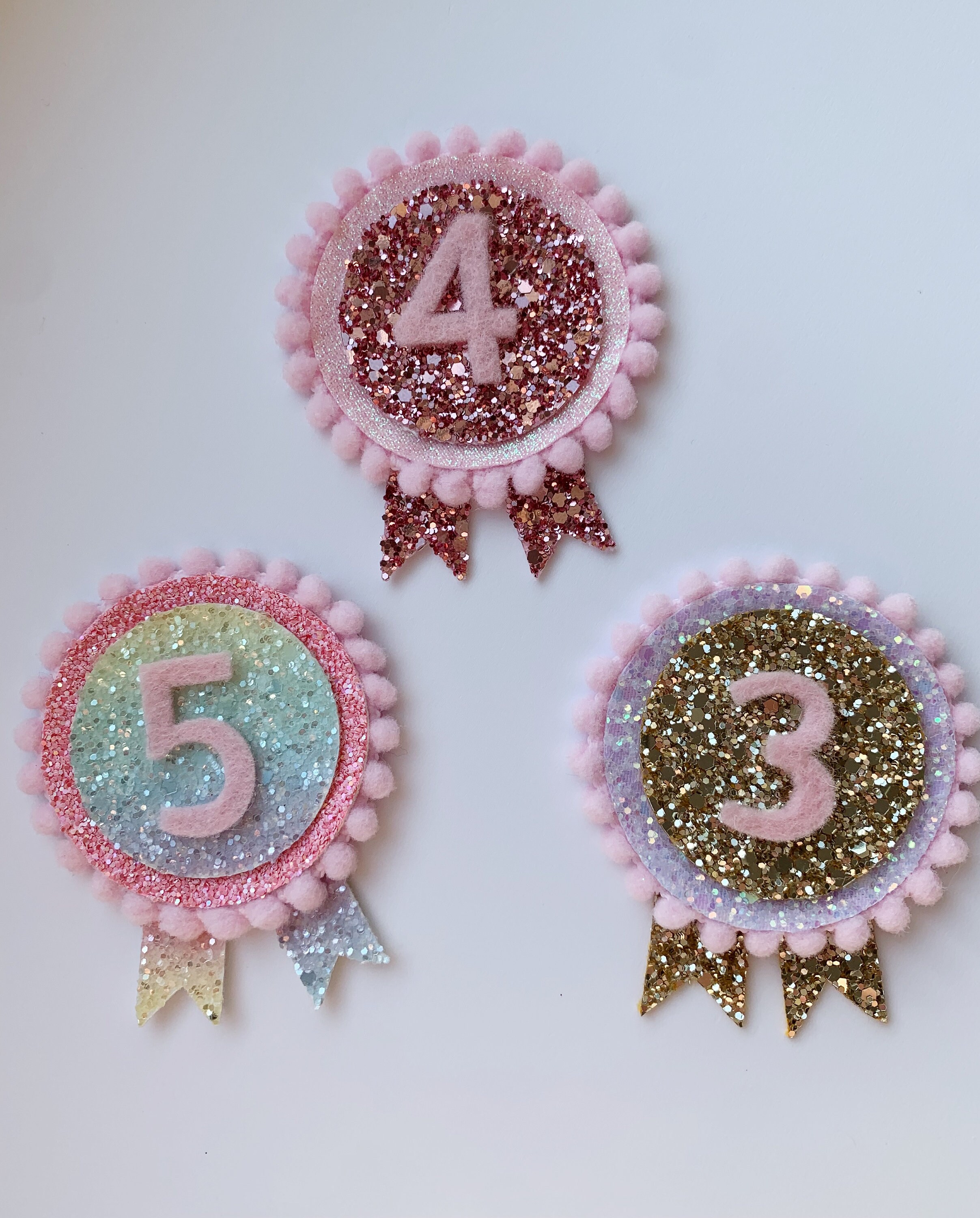 Birthday Badge, Number Badge, Personalised Badge - Etsy