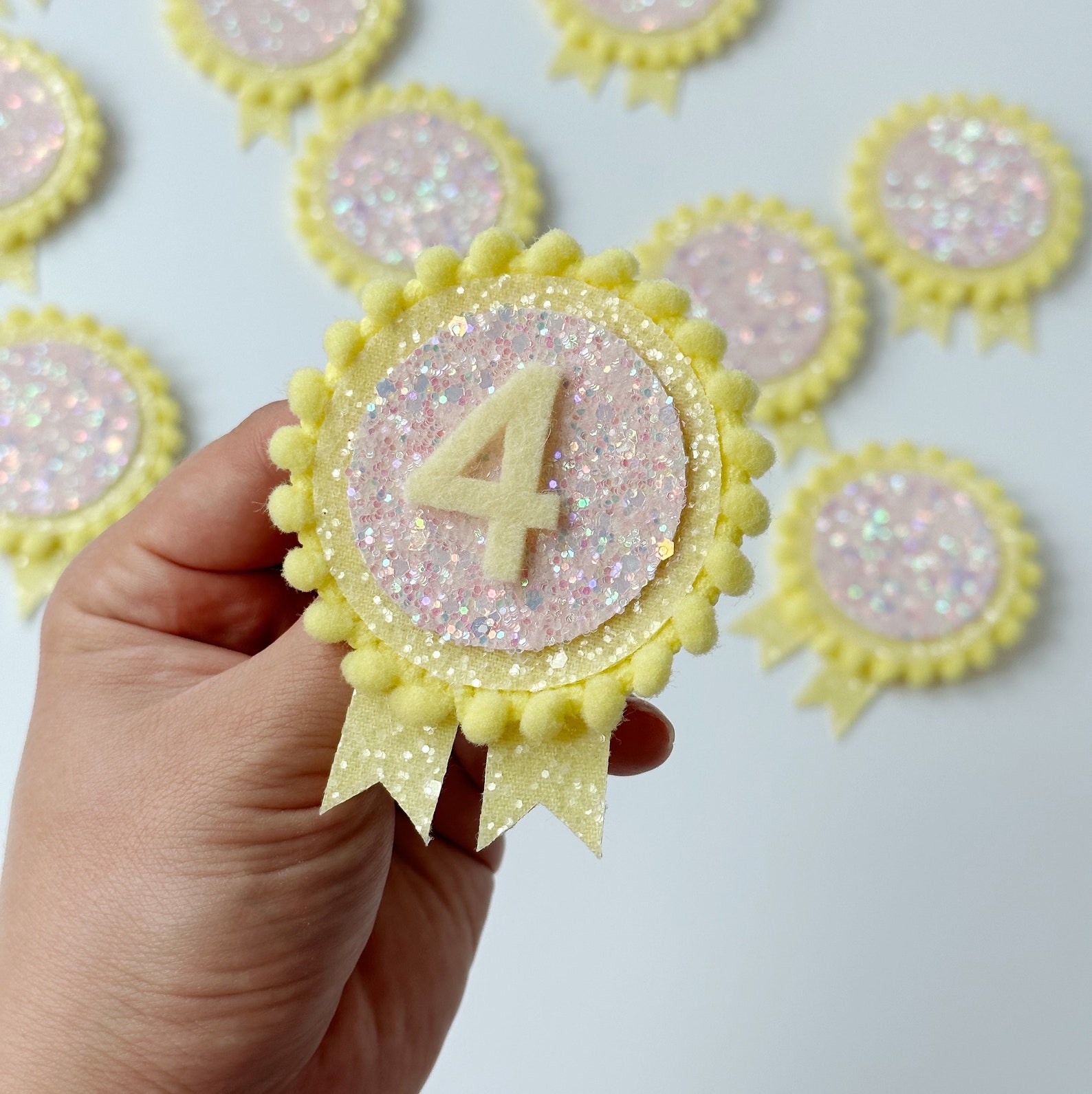 Birthday Badge, Number Badge, Personalised Badge - Etsy
