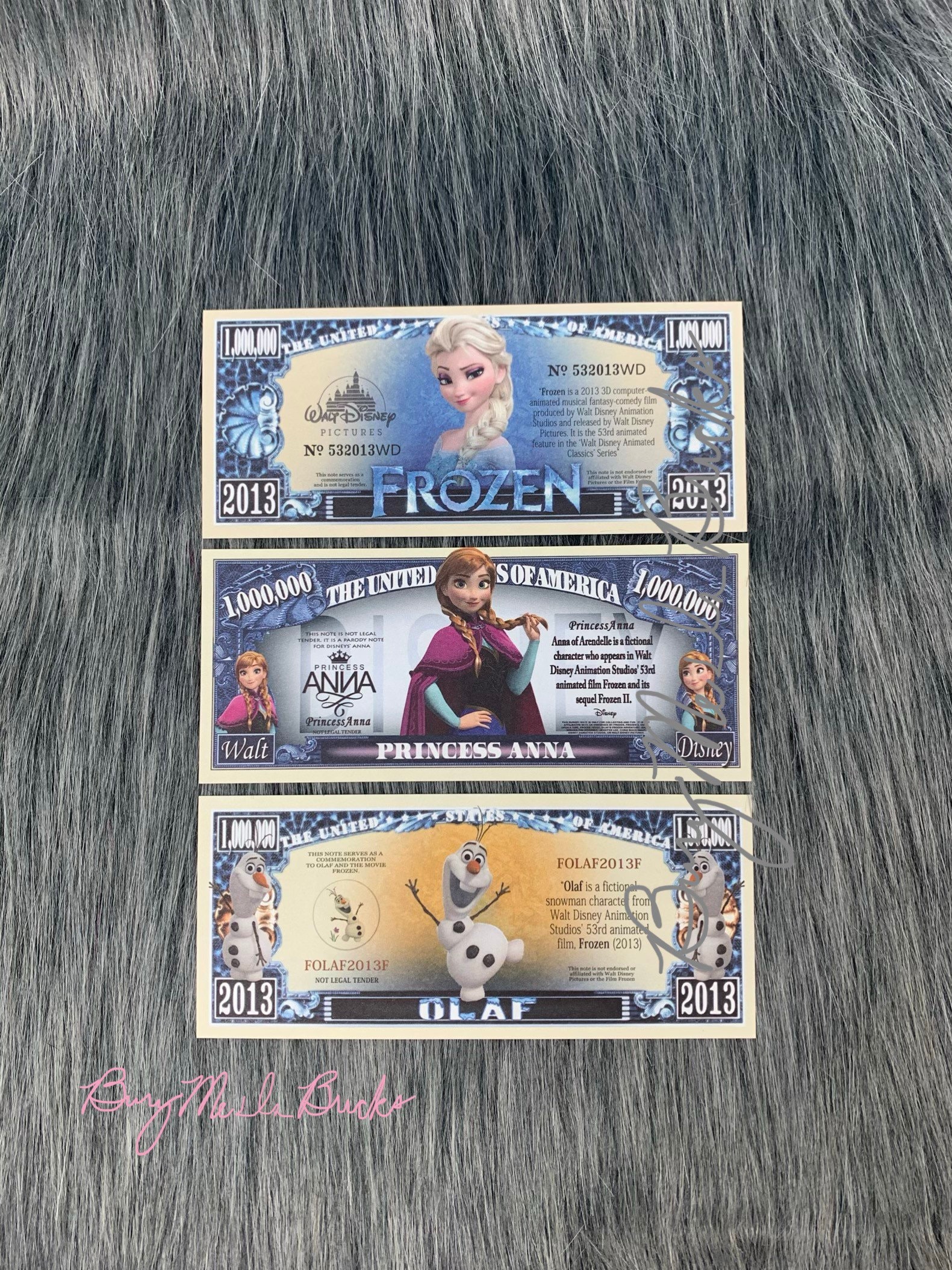 Fake Play Money Disney