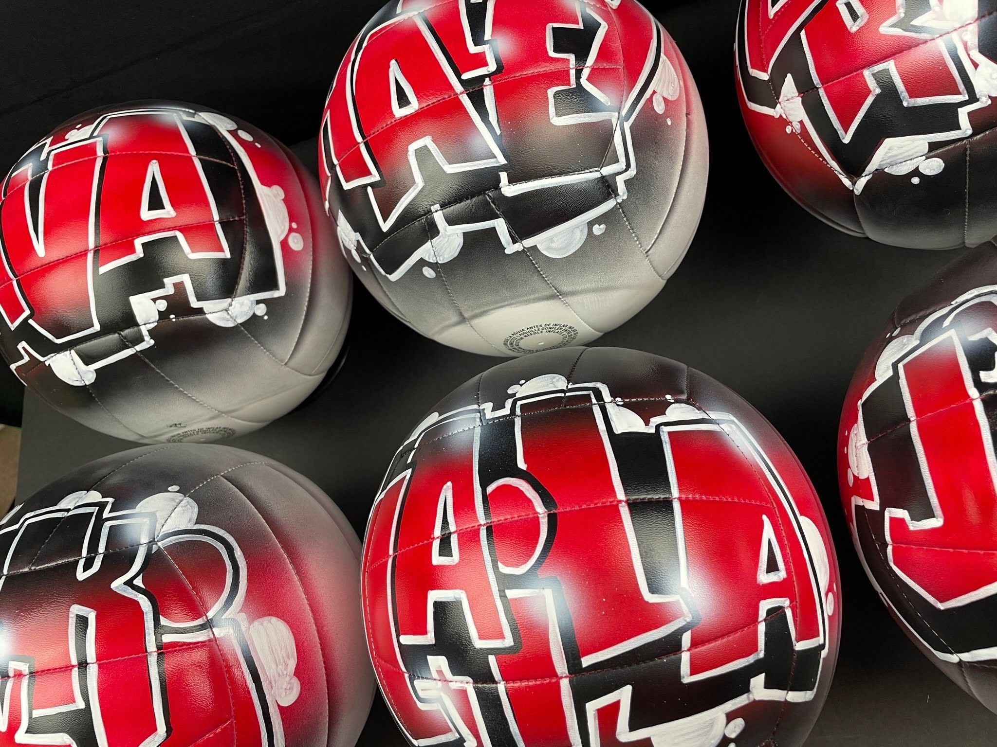 Custom Volleyball Hand Painted Ball Unique Personalized Sports - Etsy