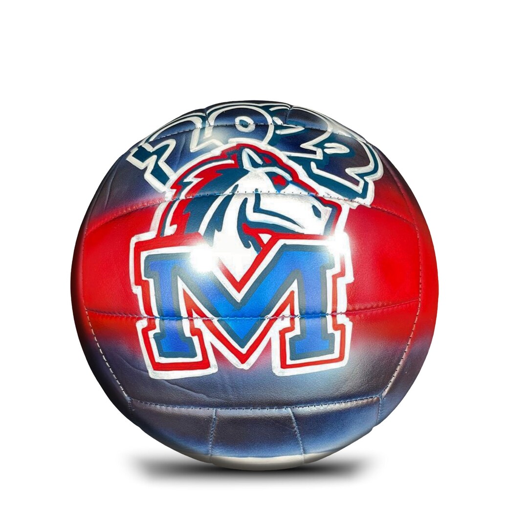Custom Volleyball With Mascot Design Logo Unique Gift for Coach Girl or ...