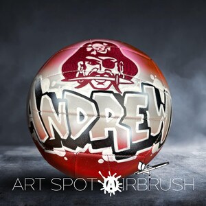 Custom Airbrushed Sports Balls – Personalized Graffiti Art - Etsy