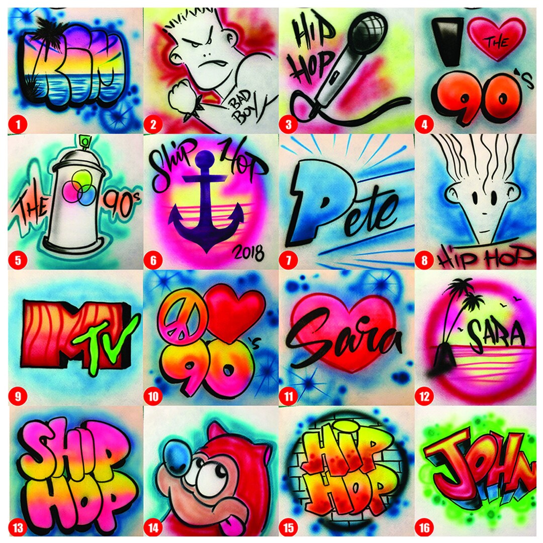 80s and 90s Airbrush Crew Neck Shirt Perfect Tshirt for Nineties ...