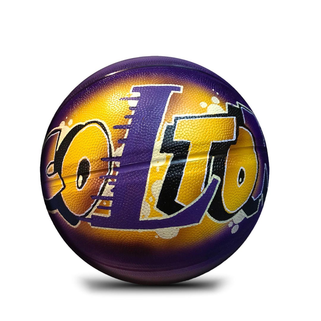 Basketball Personalized With Name in Graffiti - Custom Basketball Gift ...