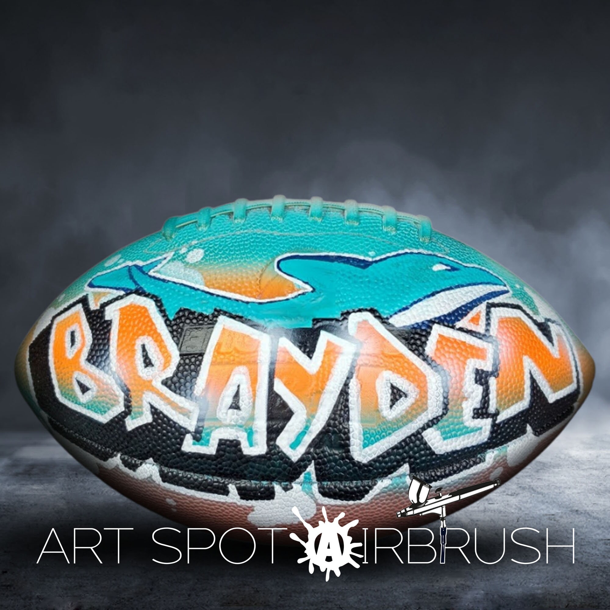 Airbrush Football Designs