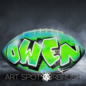 Custom Football With a Name Hand-painted on Ball in Your Choice of ...