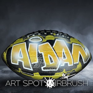 Custom Football With a Name Hand-painted on Ball in Your Choice of ...