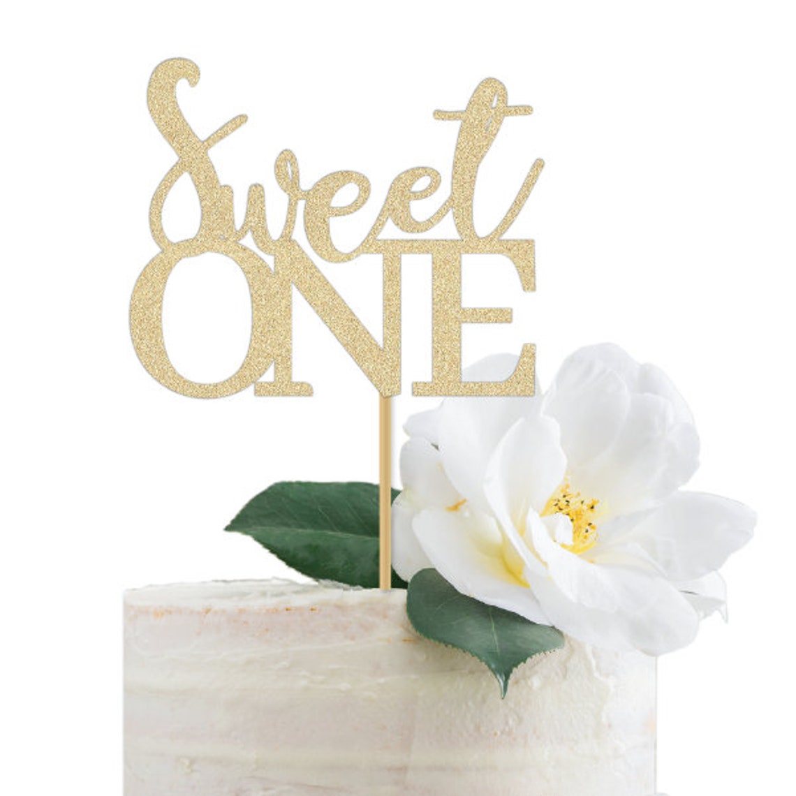 Sweet One Cake Topper / Girl's First Birthday Party Sign / | Etsy