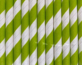 Lime Green Straw - Etsy