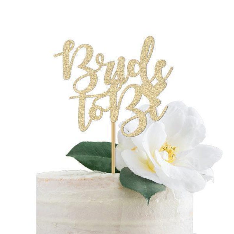Bride to Be Cursive Banner / Gold Glitter Script Bridal Shower Sign ...