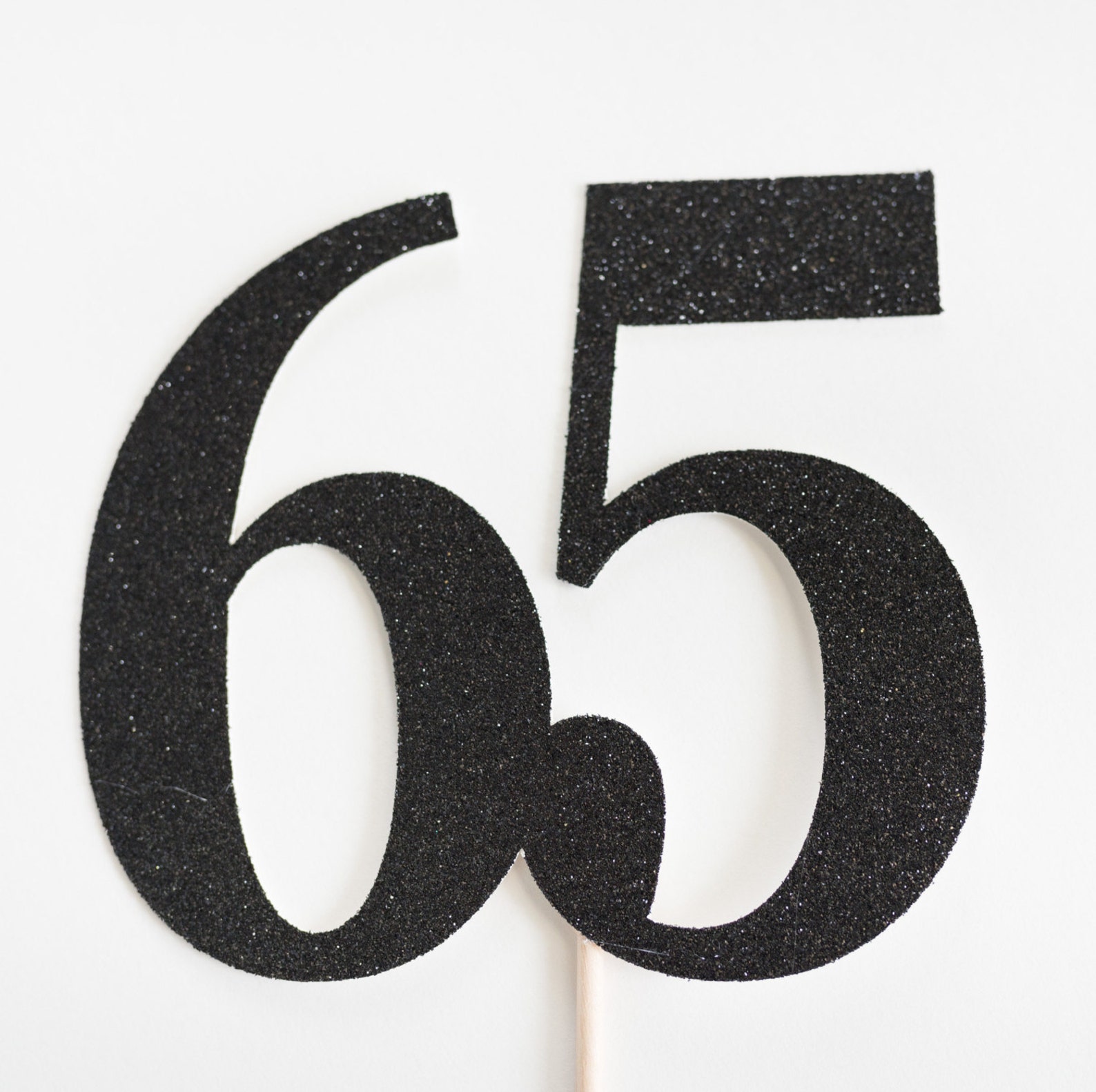 65 Cake Topper 65th Birthday Anniversary Sixty Fifth Five - Etsy