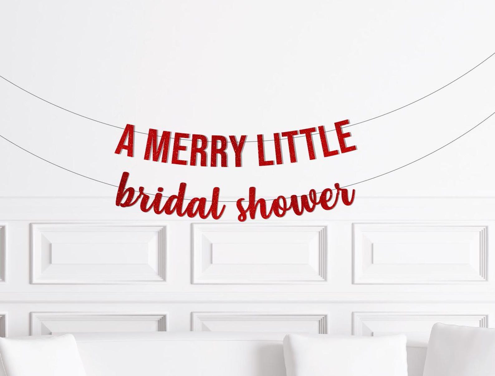 Christmas Bridal Shower Decorations, A Merry Little Bridal Shower ...