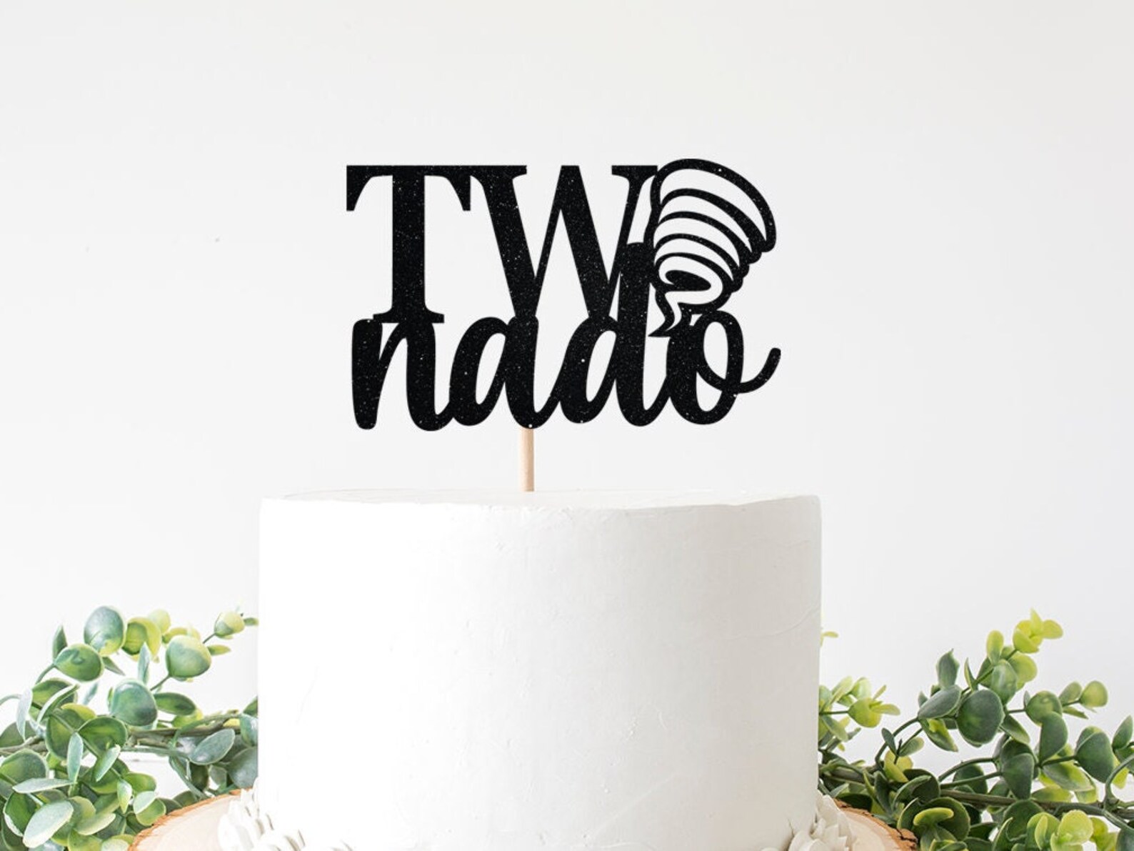 Twonado 2nd Birthday Cake Topper, Two Nado Birthday Decorations, Little ...