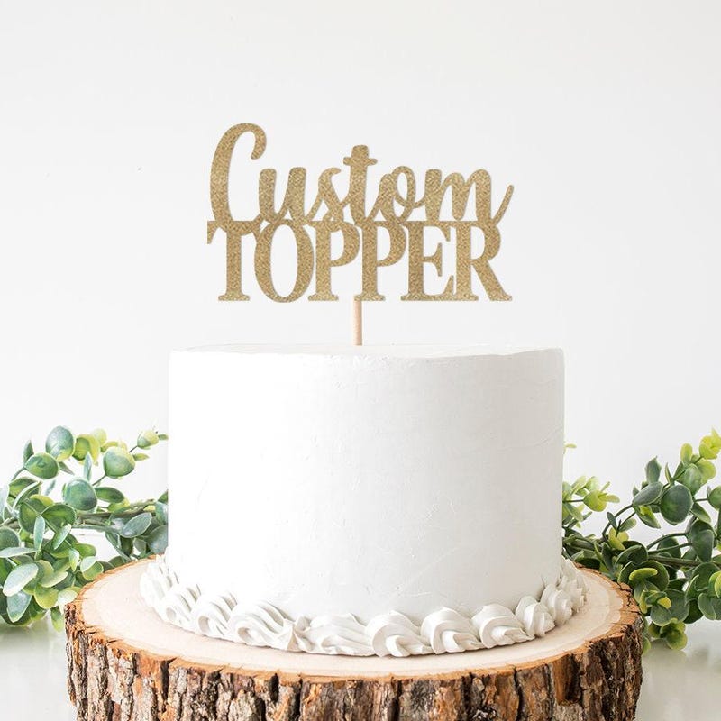 Pretty and Pink Cake Topper - Etsy