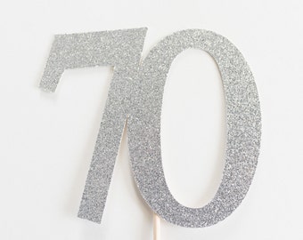 Glitter 70 Birthday - Etsy