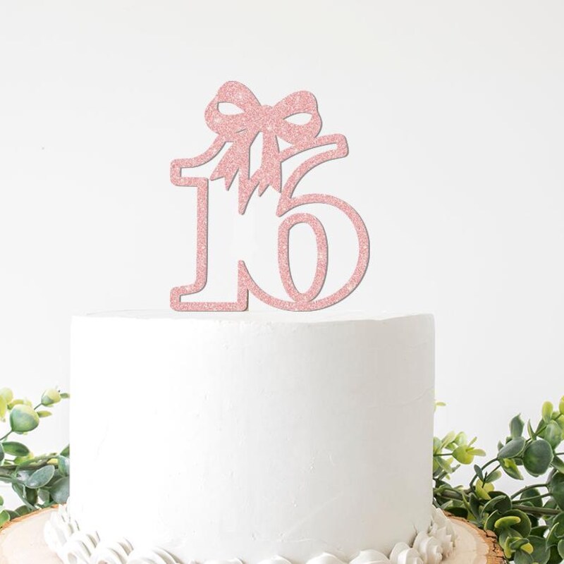 16th Birthday Cake Topper - Etsy