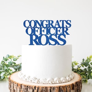 Military Police Graduation Cake Topper - Etsy