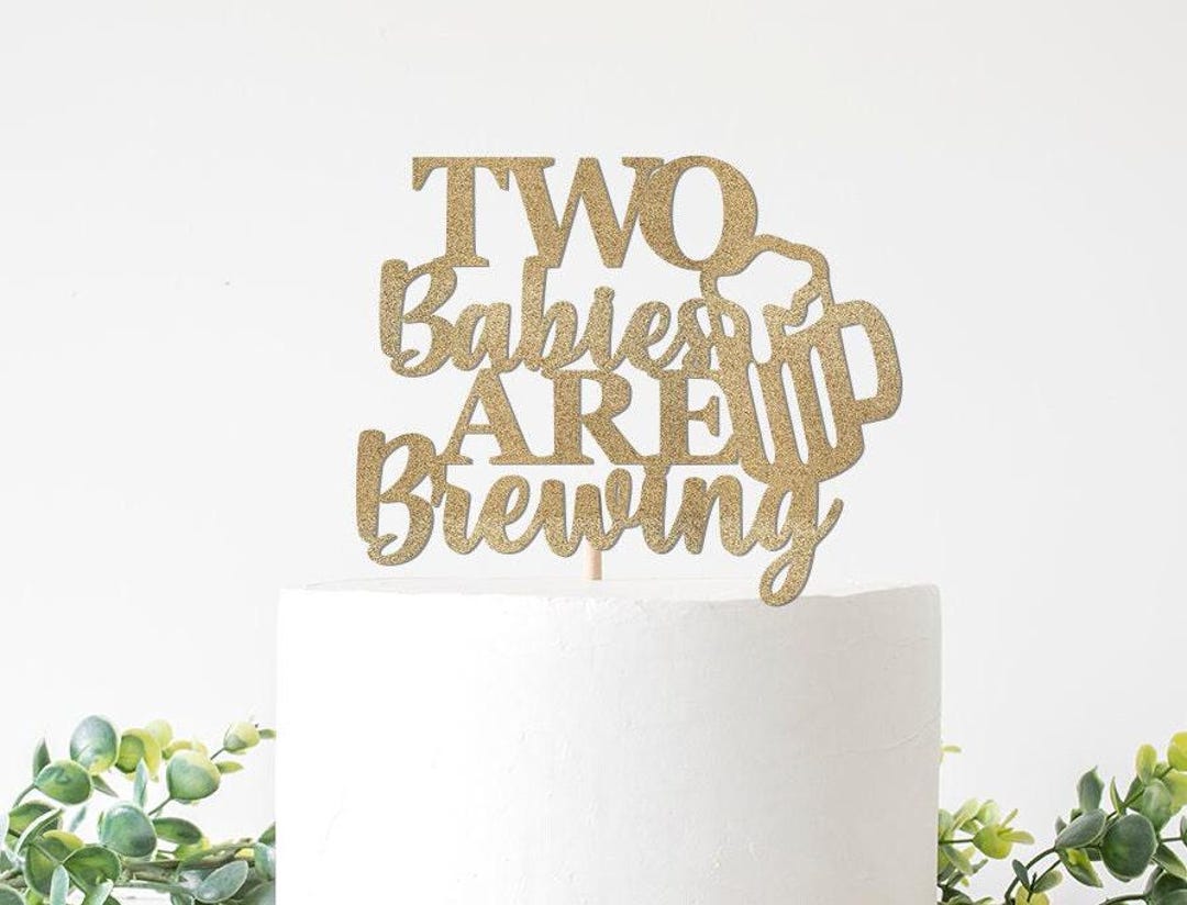 Two Babies Are Brewing Theme Decorations, Brewery Twin Baby Shower ...